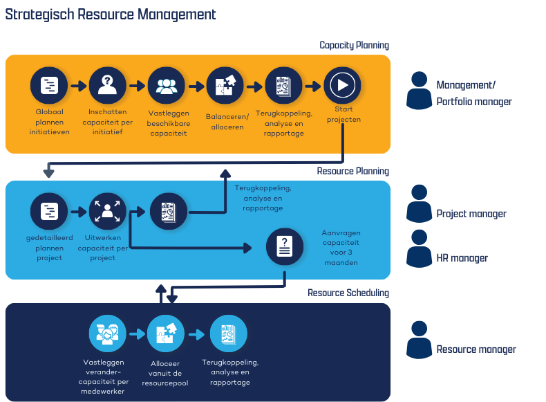 The roles involved in Strategic Resource Management - Fortes Change Cloud